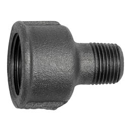 Riegler Reduziermuffe 246, Rp 1 i., R 1/2 a., Temperguss schw. (TFM 246-1012-S)