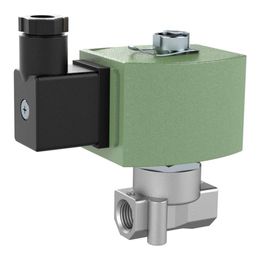 Riegler 3/2-Wege-MV., ES, NC ,direktg., 24 V DC, NBR, G 1/4,PN 0 - 6 bar (MV14ES24)