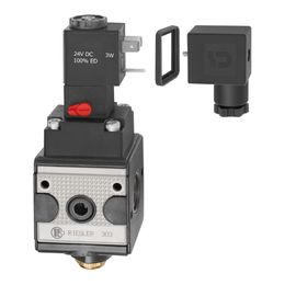 Riegler Schaltventil (3/2-Wegeventil) &raquo;multifix&laquo;, 24 V AC, BG 1, G 1/4 (S 11-1)