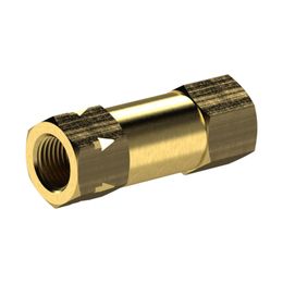 Riegler R&uuml;ckschlagventil, Durchgangsform, MS, G 3/8 IG, 0,2 - 0,4 bar (227.02)
