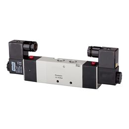Riegler 5/3-Wegeventil elektropneum. Mitte bel&uuml;ft., G 1/2, 230 V, 50 Hz (517.3506)