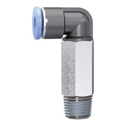 Riegler L-Steckverschraubung &raquo;Blaue Serie&laquo; mini, lang, drehbar, R 1/8, 128.018-4M)