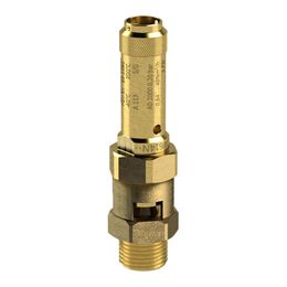 Riegler Sicherheitsventil, Messing, G 1/2, Ansprechdruck 6,8 bar (229.01-6,8)