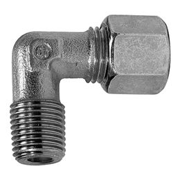 Riegler Winkel-Einschraubverschraubung, R 1/4 a., Rohr-&Atilde;&tilde; 8, Stahl verz., V 93)
