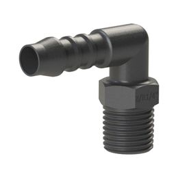 Riegler Winkel-Einschraubstutzen, R 1/2 a., f&uuml;r Schlauch LW 12 mm, PA 6 (32.362)
