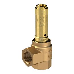 Riegler Eck-Sicherheitsventil, Sattdampf, G 1/2, Ansprechdruck 5 bar (222.03-5,0)