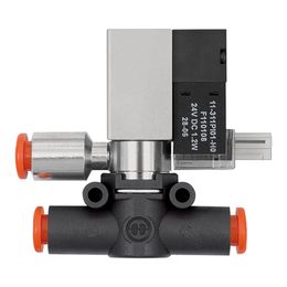 Riegler 3/2-Wege-Magnetventil gef&uuml;hrte Entl&uuml;ftung, NC, Schl.6 (482-6)
