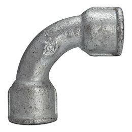 Riegler Bogen 2, lang, 90&deg;, IG/IG, Rp 1 1/2, schw. Temperguss feuerverz. (TFB 2-112)