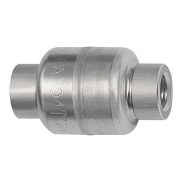 Riegler R&uuml;ckschlagventil, leichte Bauweise, ES 1.4301, G 1/2, 0,03 bar (228.12-ES)