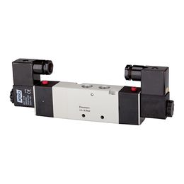 Riegler 5/3-Wegeven elektropneum. Mitte entl., G 1/4 230V 50Hz 950l/min (517.3304)