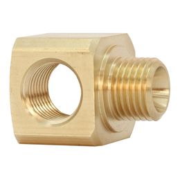 Riegler T-Einschraubverteiler, G 1/8, SW 17, Messing (14.0941)