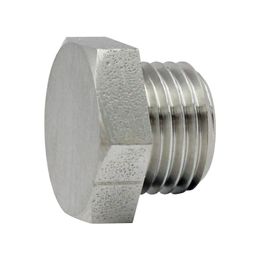 Riegler Verschlussschraube, Au&szlig;ensechskant, G 1/8, SW 13, ES 1.4571 (252.95-ES)