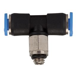 Riegler T-Steckverschraubung &raquo;Blaue Serie&laquo; mini, drehbar, G 1/8, 131.018-6M)