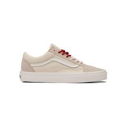 Vans Leder-Sneakers "Old Skool" in Beige - 44% | Gr&ouml;&szlig;e 43 | Damen-sneakers