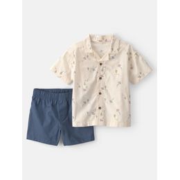 Carter's carter's 2tlg. Outfit in Beige/ Blau - 51% | Gr&ouml;&szlig;e 110 | Kinder-blusen-hemden