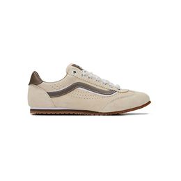 Vans Leder-Sneakers "Super Lowpro" in Beige - 67% | Gr&ouml;&szlig;e 36 | Damen-sneakers
