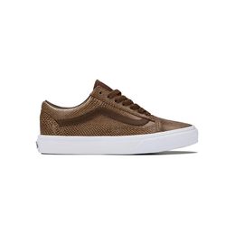 Vans Leder-Sneakers "Old Skool" in Braun - 61% | Gr&ouml;&szlig;e 37 | Damen-sneakers