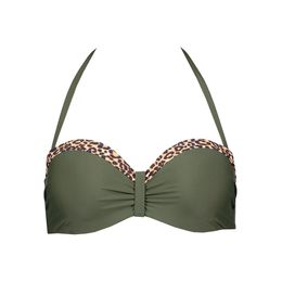 Lascana Bikini-Oberteil in Khaki - 51% | Gr&ouml;&szlig;e 38E-Cup | Damen-bademode