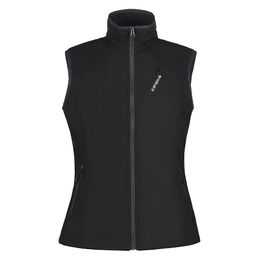 Icepeak Softshellweste "Brush" in Schwarz - 47% | Gr&ouml;&szlig;e 42 | Damen-outdoorjacken