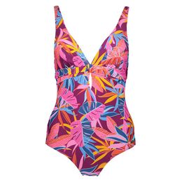 Buffalo Badeanzug in Lila/ Pink - 58% | Gr&ouml;&szlig;e 40C/D-Cup | Damen-bademode