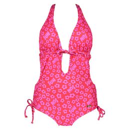 Buffalo Badeanzug in Rot/ Pink - 58% | Gr&ouml;&szlig;e 36A/B-Cup | Damen-bademode