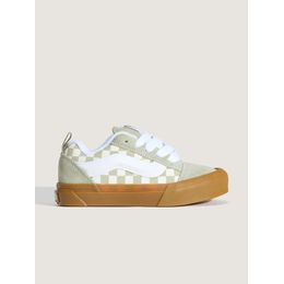 Vans Leder-Sneakers "Knu Skool" in Gr&uuml;n - 52% | Gr&ouml;&szlig;e 33 | Kindersneakers