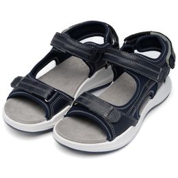 Trekkingsandale Ara "MOTION", Damen, Gr. 39, nachtblau, Glattleder, Textil, unifarben, Schuhe