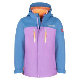 Trollkids 3in1-Regenjacke "Bryggen" in Lila - 40% | Gr&ouml;&szlig;e 140 | Kinder-outdoor-jacken