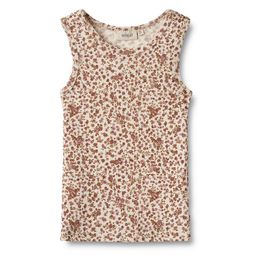 Wheat Woll-Unterhemd ''Iggy'' in Beige/ Rosa - 23% | Gr&ouml;&szlig;e 110 | Kinder-waesche