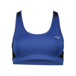 Mizuno Sport-BH "Active Alpha" in Blau - Medium - 66% | Gr&ouml;&szlig;e XS | Damen-sportunterwaesche