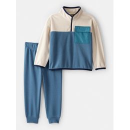 Carter's carter's 2tlg. Outfit in Blau/ Creme - 54% | Gr&ouml;&szlig;e 104 | Kinder-sweatshirts-jacken
