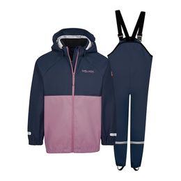 Trollkids 2tlg. Regenoutfit "Odda" in Dunkelblau - 44% | Gr&ouml;&szlig;e 116 | Kinder-outdoor-jacken