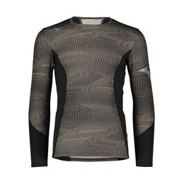 Mizuno Thermounterhemd Virtual Body G3 Crew" in Khaki/ Schwarz - 57% | Gr&ouml;&szlig;e S | Damen-sportunterwaesche