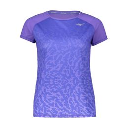 Mizuno Trainingsshirt "Aero" in Lila - 71% | Gr&ouml;&szlig;e S | Damen-outdoor-tops-shirts