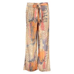Buffalo Marlenehose in Beige/ Orange - 55% | Gr&ouml;&szlig;e 40 | Damenhosen