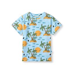 Smafolk Sm&aring;folk Shirt "Gala" in Hellblau - 43% | Gr&ouml;&szlig;e 104/110 | Kinder-oberteile