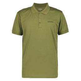 Icepeak Funktionspoloshirt "Bellmont" in Khaki - 43% | Gr&ouml;&szlig;e M | Damen-outdoor-tops-shirts