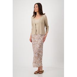 monari Cardigan in Beige - 74% | Gr&ouml;&szlig;e 36 | Damen-pullover-cardigans