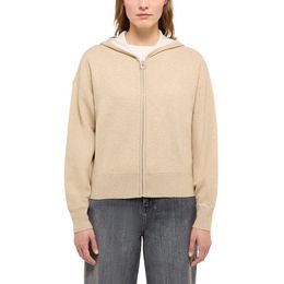 Mustang Cardigan "Santa Fe" in Beige - 53% | Gr&ouml;&szlig;e XS | Damen-pullover-cardigans