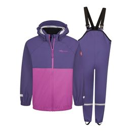 Trollkids 2tlg. Regenoutfit "Odda" in Lila - 41% | Gr&ouml;&szlig;e 98 | Kinder-outdoor-jacken