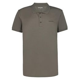 Icepeak Funktionspoloshirt "Bellmont" in Beige/ Gr&uuml;n - 39% | Gr&ouml;&szlig;e XL | Damen-outdoor-tops-shirts