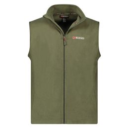 Geographical Norway Fleeceweste "Vug" in Khaki - 58% | Gr&ouml;&szlig;e XXL | Herren-outdoorjacken