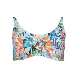 Venice Beach Bikini-Oberteil in Hellblau/ Bunt - 58% | Gr&ouml;&szlig;e 40C/D-Cup | Damen-bademode