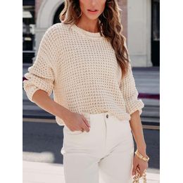 Milan Kiss Pullover in Beige - 63% | Gr&ouml;&szlig;e S | Damen-pullover-cardigans