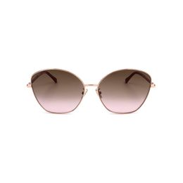 Jimmy Choo Damen-Sonnenbrille in Gold/ Hellbraun - 70% | Gr&ouml;&szlig;e 63 | Damen-brillen