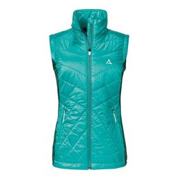 Sch&ouml;ffel Sch&ouml;ffel Hybridweste "Stams" in T&uuml;rkis - 74% | Gr&ouml;&szlig;e 40 | Damen-outdoorjacken