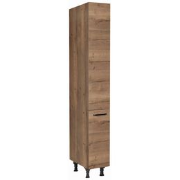 Nobilia Apothekerschrank Structura Eiche dunkel