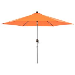 Doppler Sonnenschirm Myzone 305 Rund Auto Tilt Orange