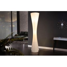 Riess Ambiente Moderne Design Stehlampe PARIS X 160cm wei&szlig; Stehleuchte Riess-Ambiente