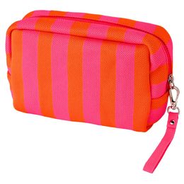 Gina Benotti Damen Kosmetiktasche mit Streifen-Muster